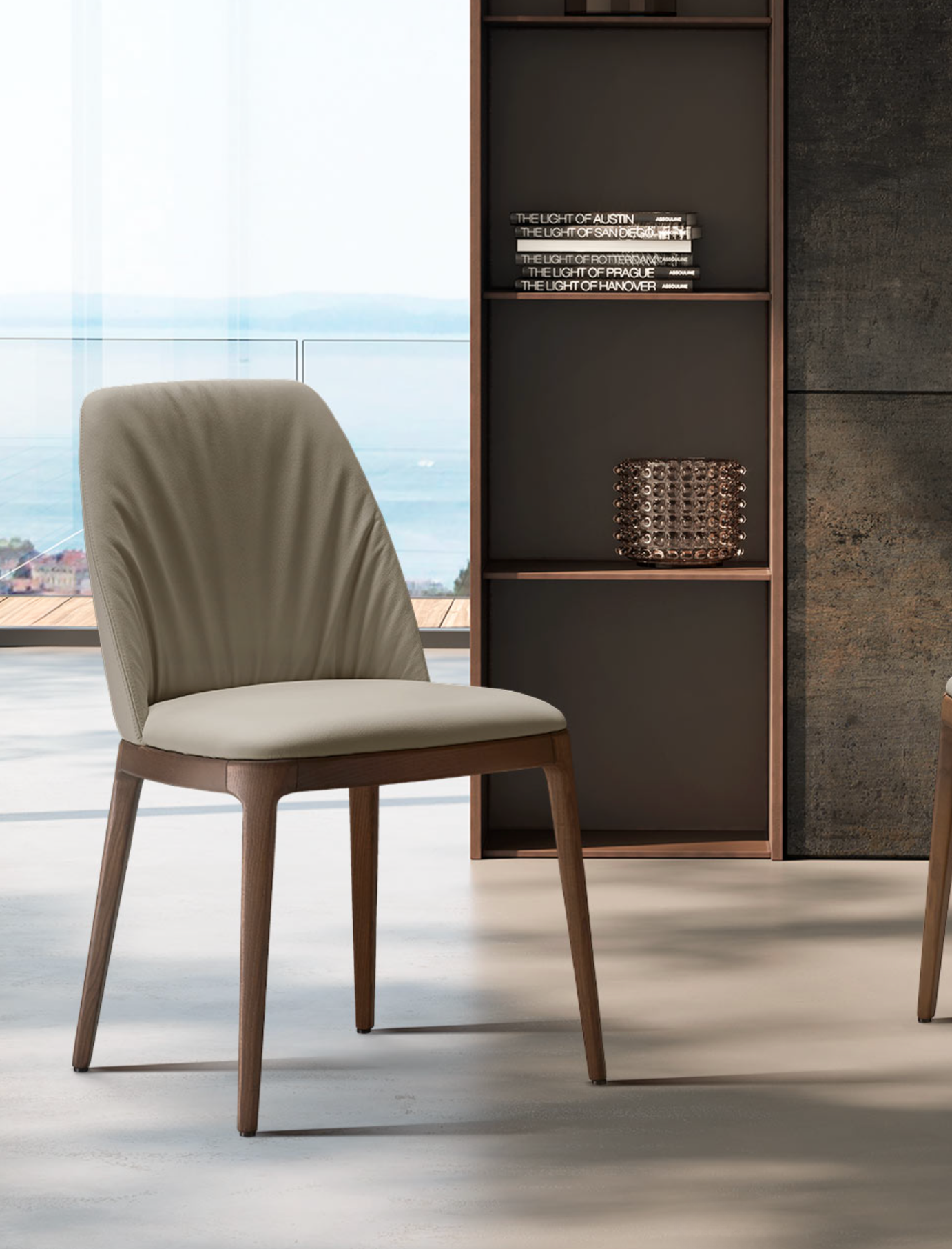 Eforma Max Delux Wooden Base Dining Chair